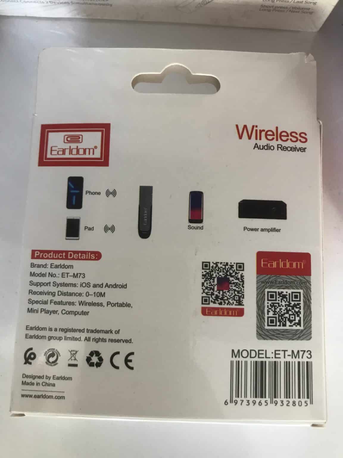 دانگل بلوتوث مدل Earldom M73 (های کپی) - پرشین مارکت الوند